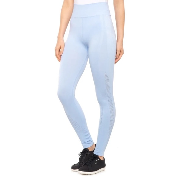 Harmony Balance | Pants & Jumpsuits | Harmony Balance Seamless Light Blue Leggings | Poshmark